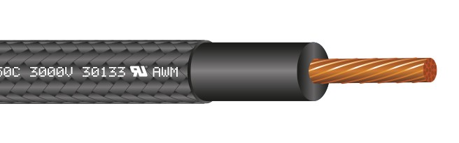 Silicon cabling wires with reinforcement braid, temperature -60°C to ...