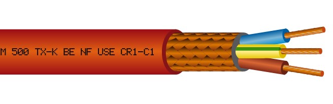 fire resistant cable SILIFLAM 500 TX-K BE CR1-C1 | OMERIN